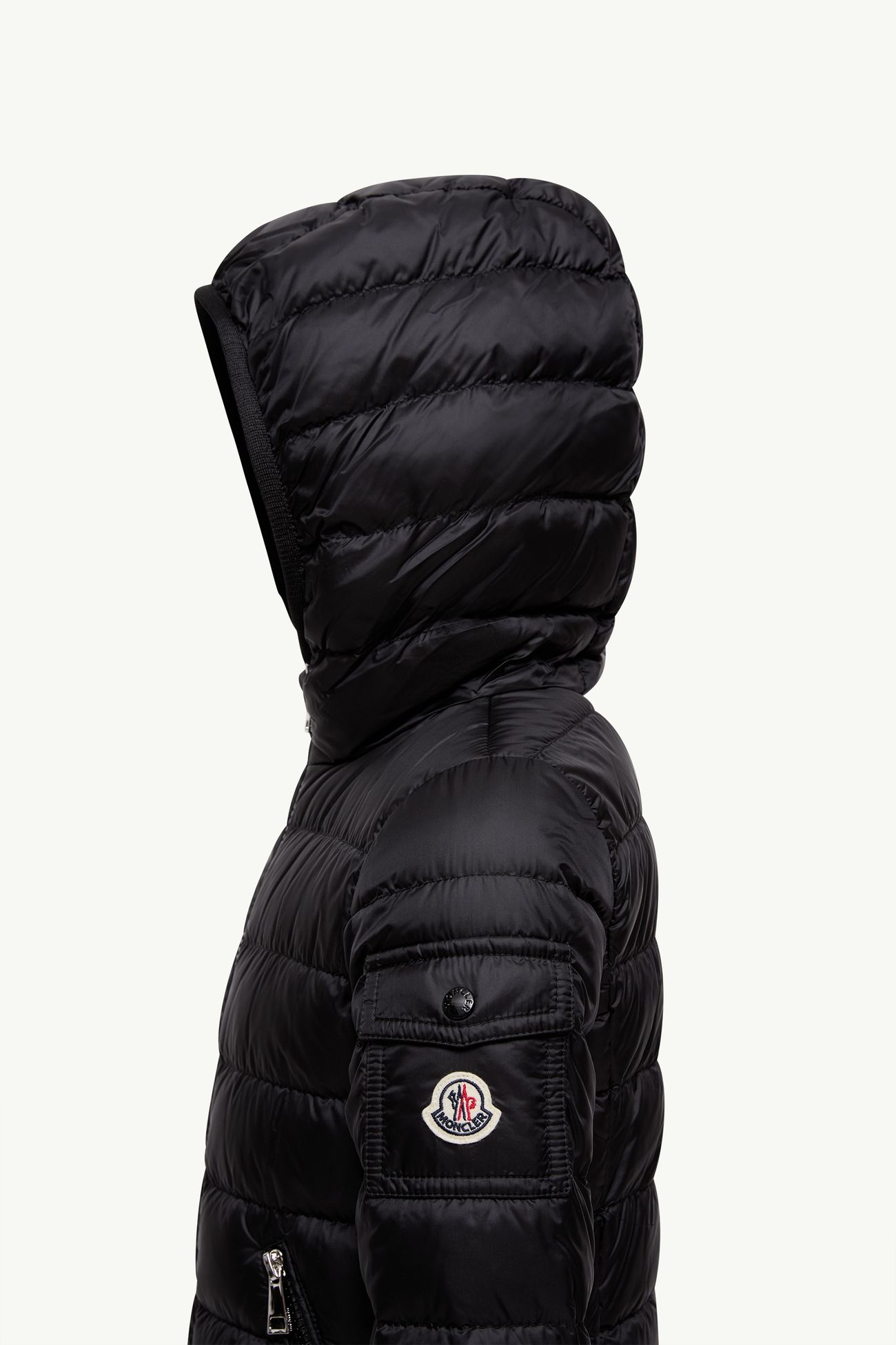 黑色 Gles連帽羽絨外套 - 羽絨外套和背心 for 兒童 | Moncler TW
