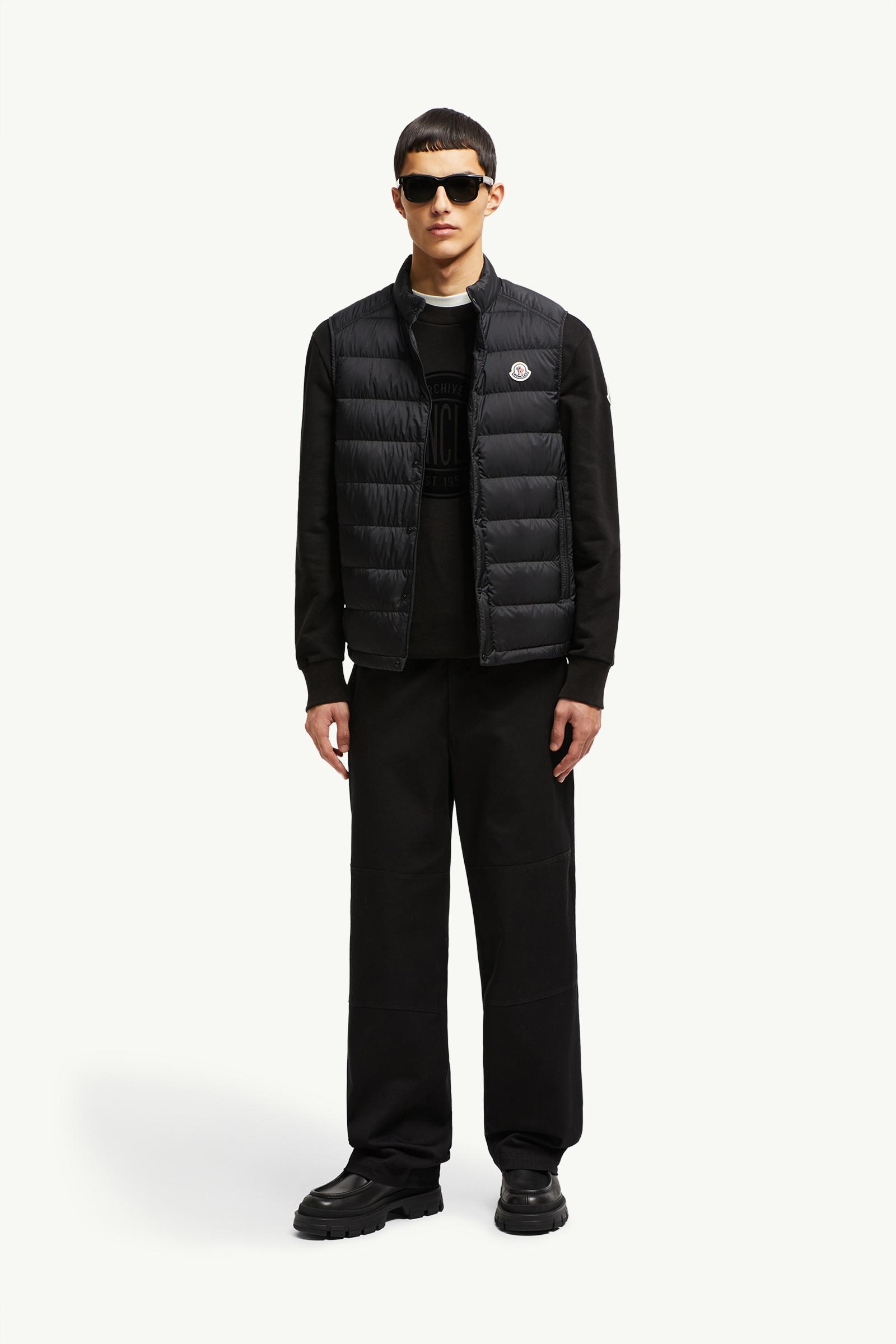 Black Barthe Down Gilet - All Down Jackets for Men | Moncler SE