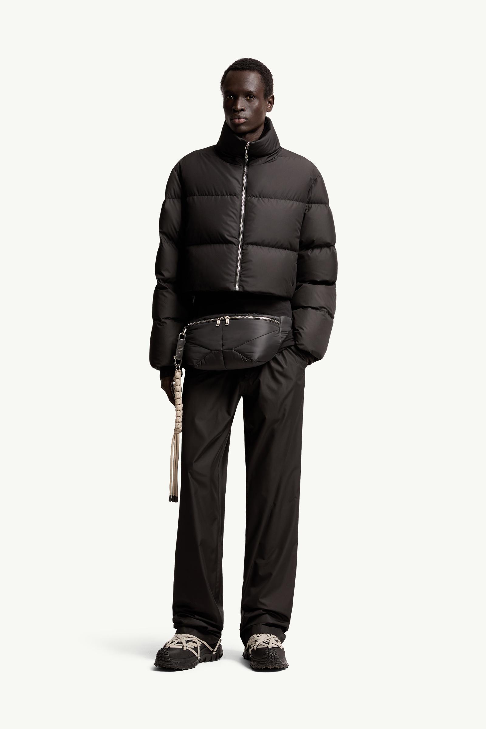 Moncler + Rick Owens Hose mit geradem Bein aus Taft Schwarz - für ...