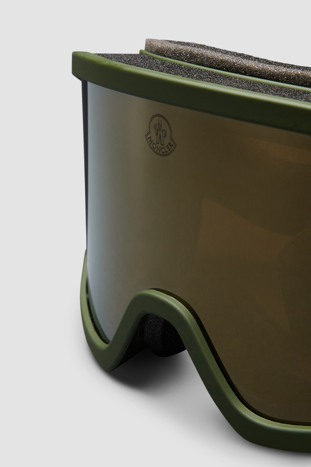 Matte Dark Green & Brown Terrabeam Ski Goggles - Sunglasses for Men ...