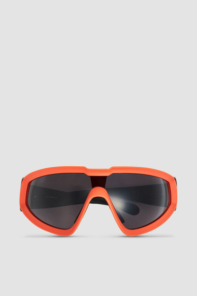 Matte Orange & Dark Grey Wrapid Shield Sunglasses - Sunglasses for Men ...