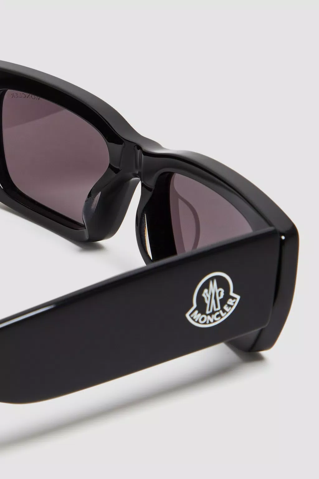 Black Crystal Encrusted Rectangular Sunglasses Sunglasses For Men