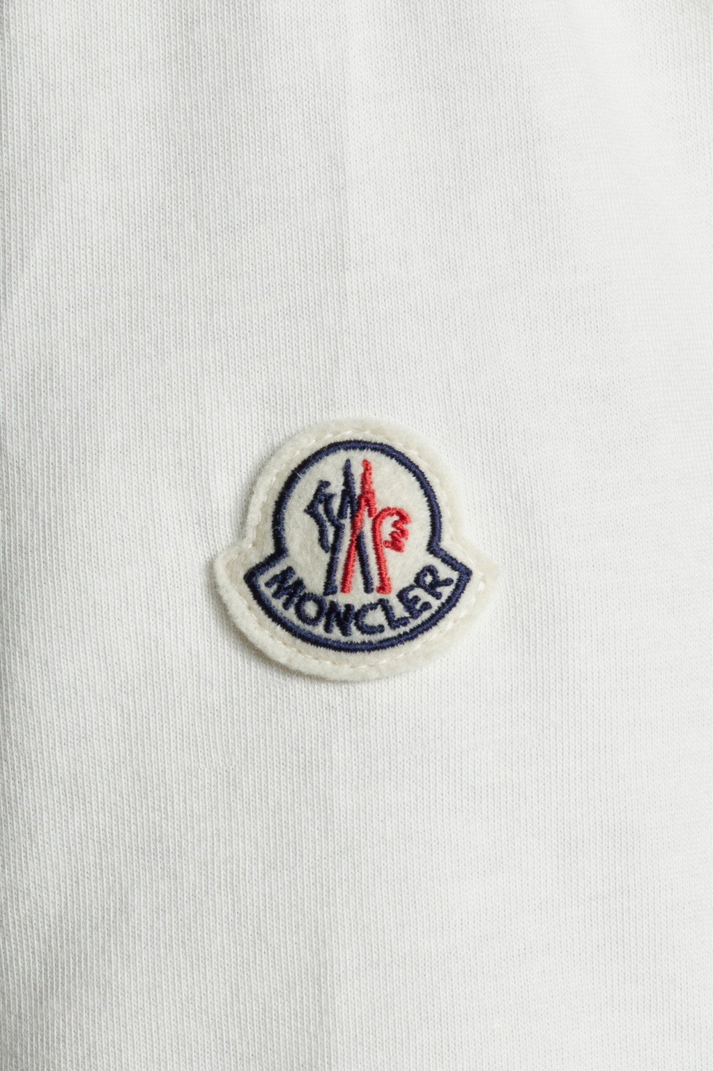 Beige Logo Outline T-Shirt - Polos & T-shirts for Men | Moncler CA