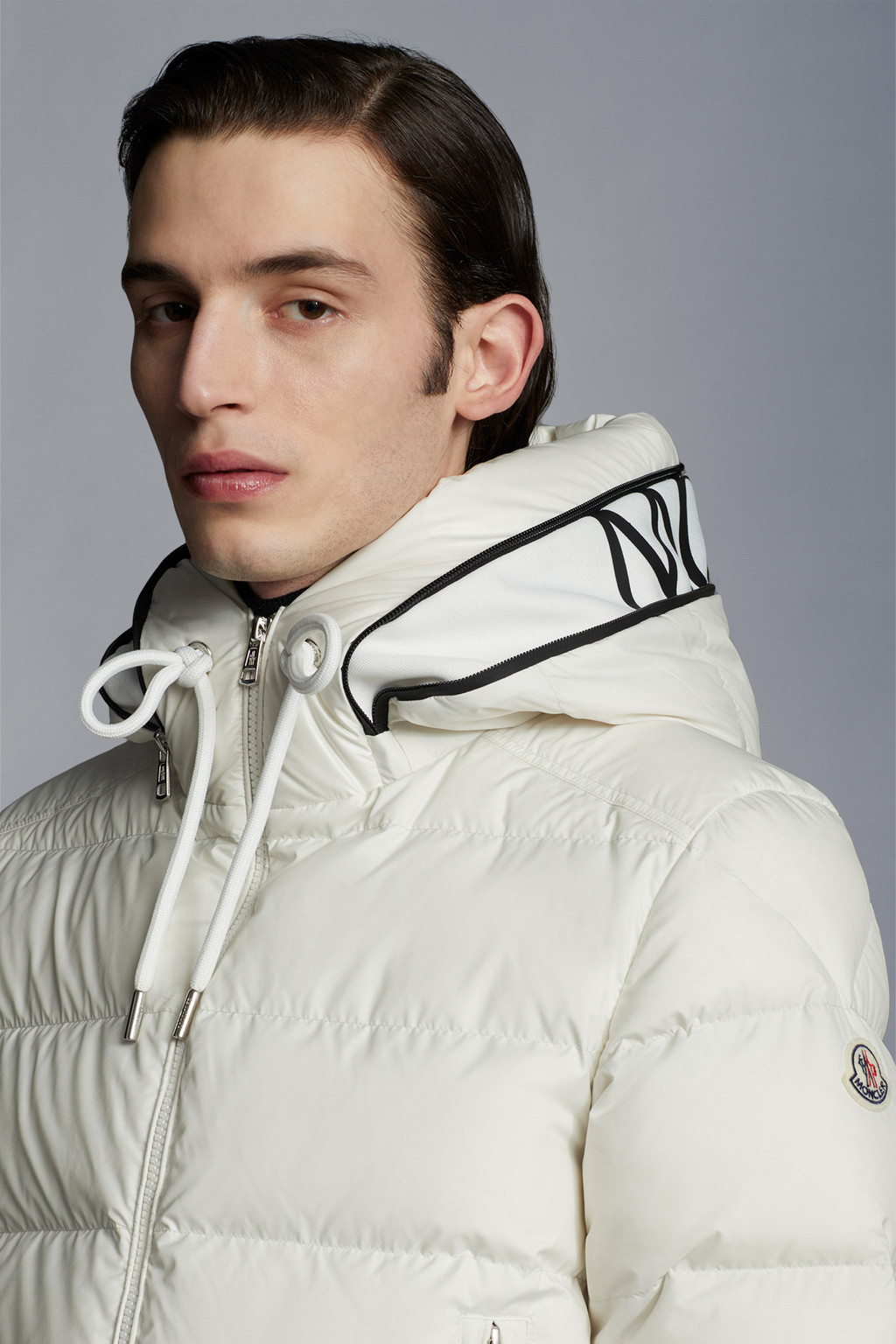 White Cardere Short Down Jacket - Short Down Jackets for Men | Moncler SK