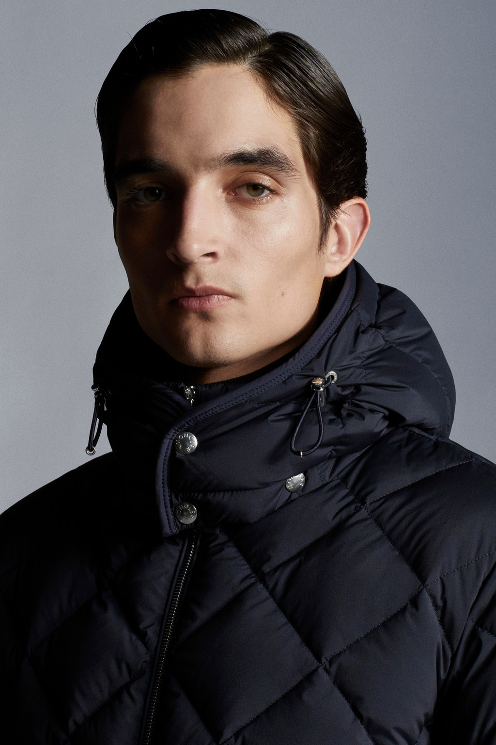 Navy Blue Cecaud Short Down Jacket - Short Down Jackets for Men ...