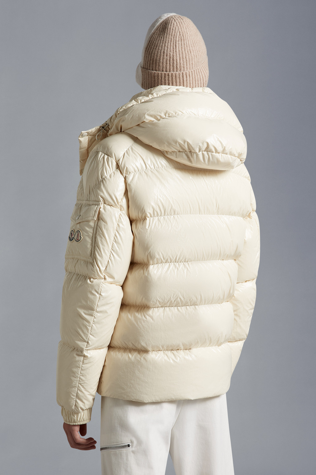 Snowflake White Moncler Maya 70 Short Down Jacket - Short Down Jackets ...