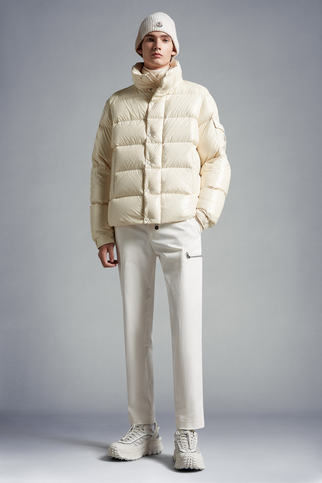 Snowflake White Moncler Maya 70 Short Down Jacket - Short Down Jackets ...