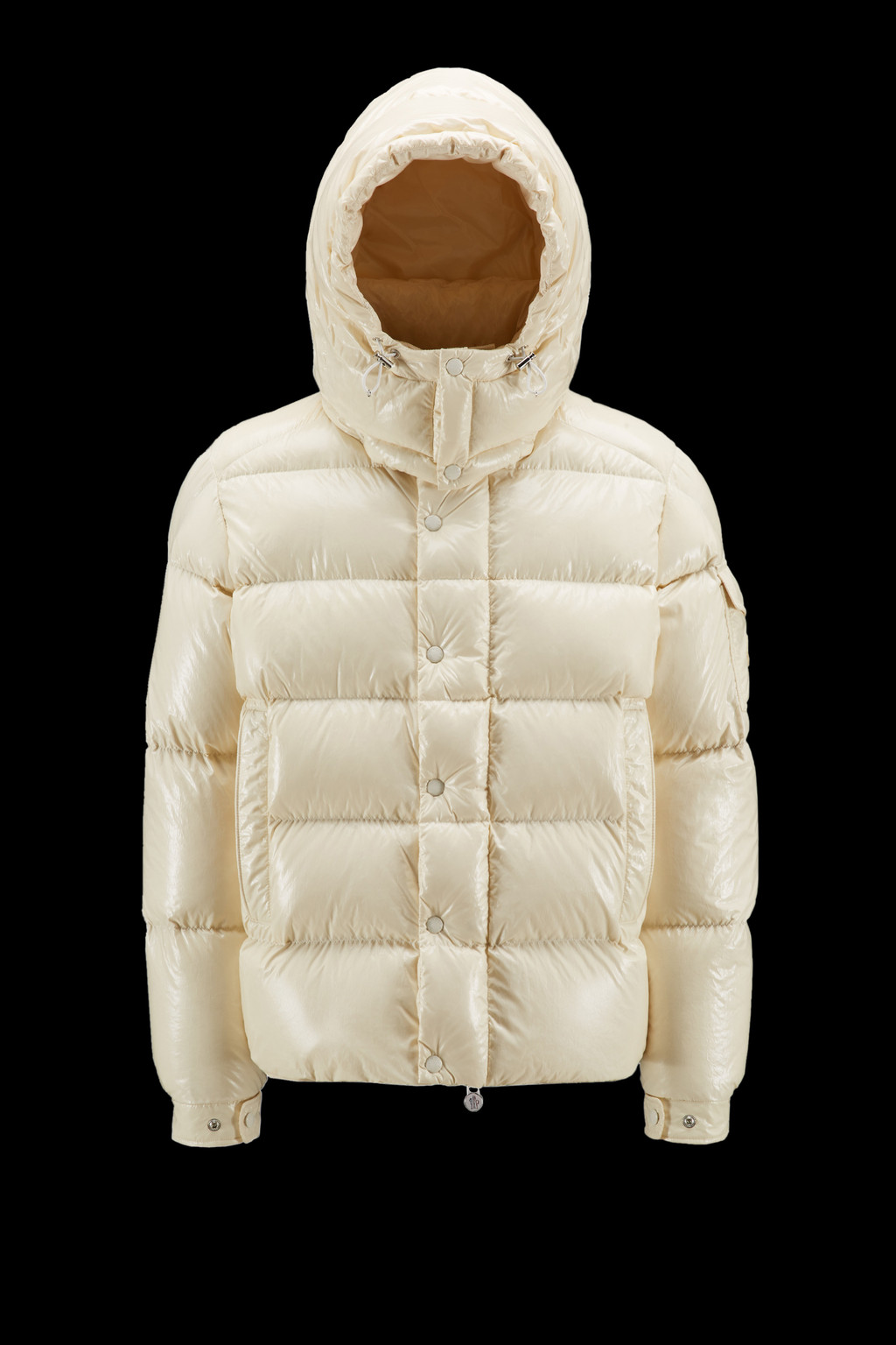 Snowflake White Moncler Maya 70 Short Down Jacket - Short Down Jackets ...