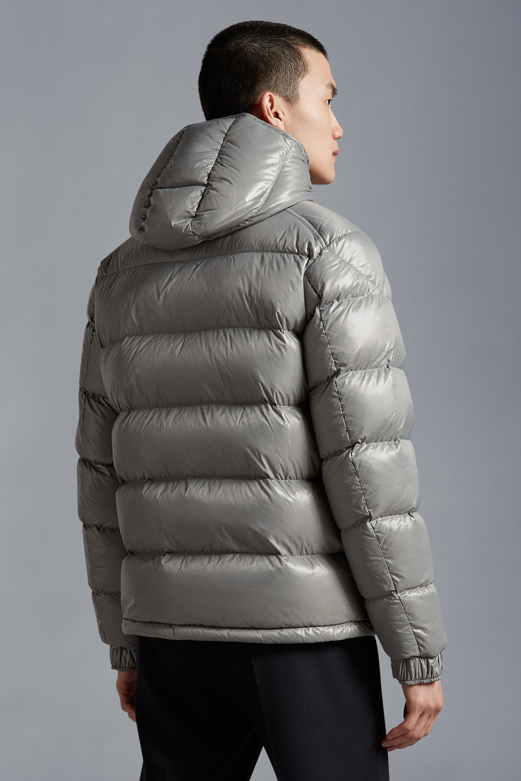 Gray Moncler Maya Short Down Jacket - Short Down Jackets for Men ...