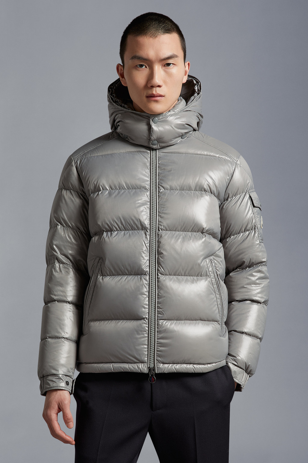 Gray Moncler Maya Short Down Jacket - Short Down Jackets for Men ...