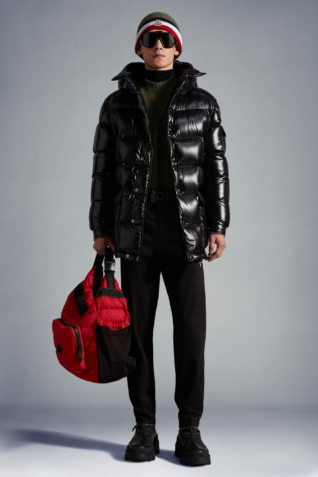 Black Chiablese Short Down Jacket - Short Down Jackets for Men | Moncler SK