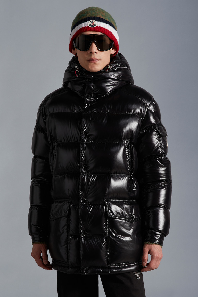 Black Chiablese Short Down Jacket - Short Down Jackets for Men | Moncler SK