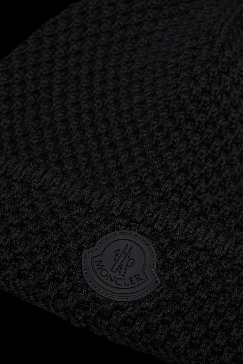 Bonnet en laine Noir - Chapeaux & Bonnets Homme | Moncler FR