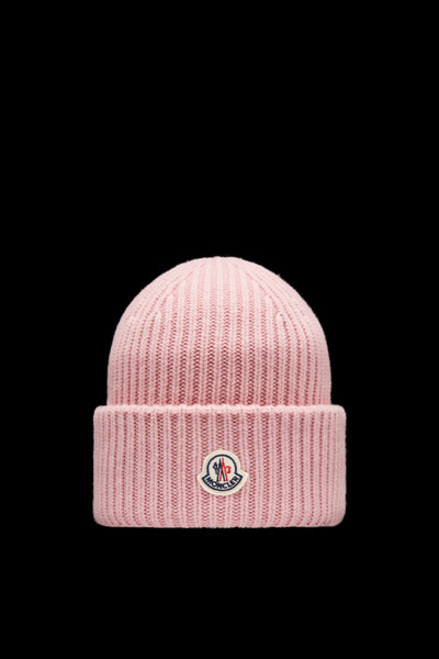 Bonnet en cachemire mélangé Rose - Chapeaux & Bonnets Homme | Moncler FR