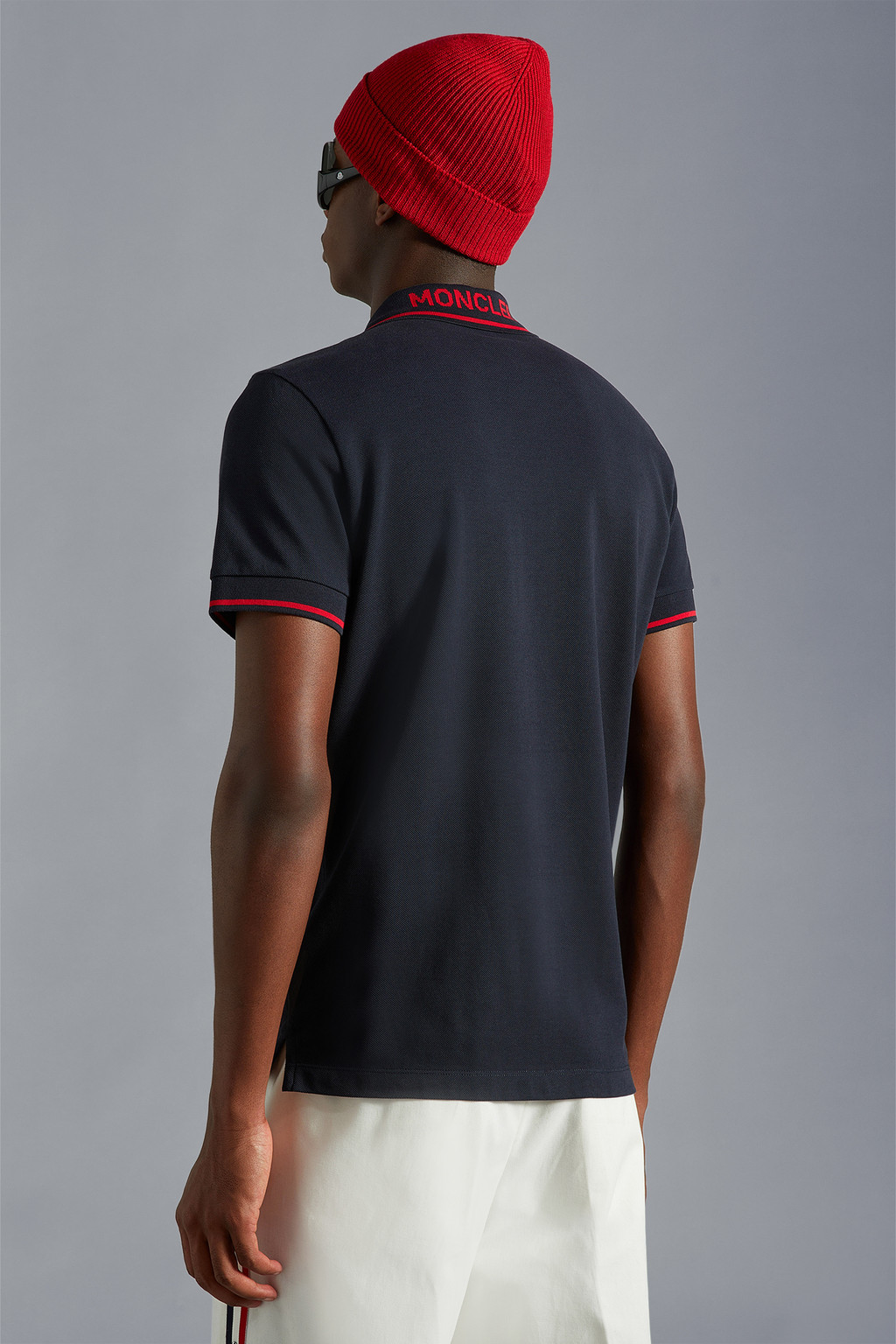 Night Blue Logo Polo Shirt - Polos & T-shirts for Men | Moncler DK