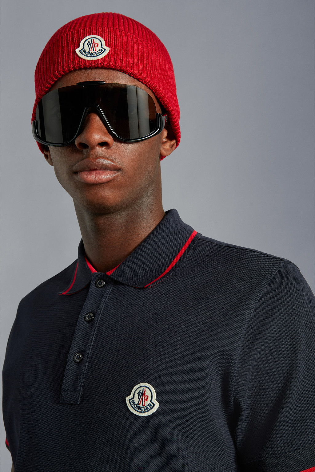 Night Blue Logo Polo Shirt - Polos & T-shirts for Men | Moncler DK