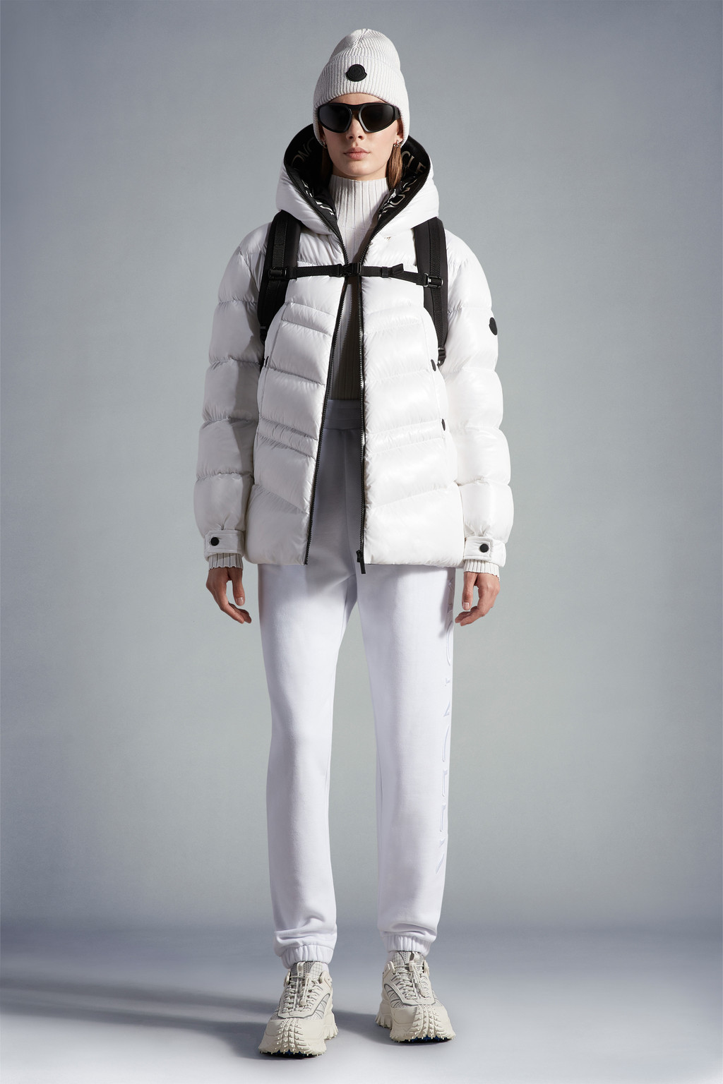Off White Clair Short Down Jacket - Short Down Jackets for Women ...