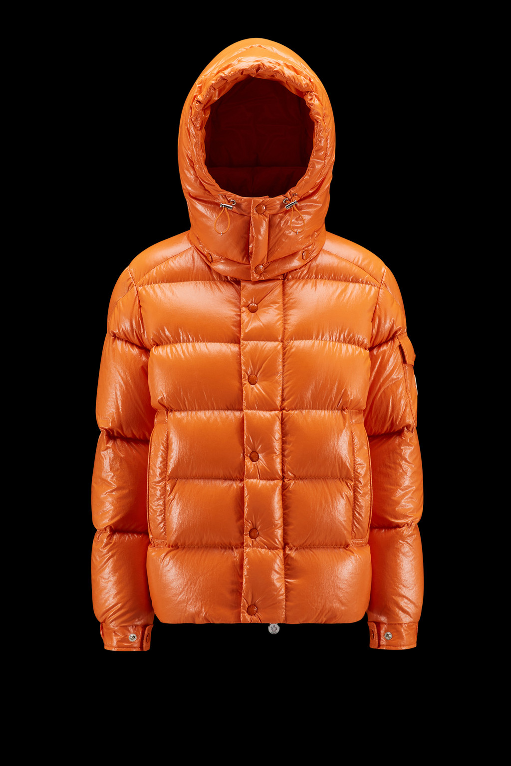 Campfire Orange Moncler Maya 70 Short Down Jacket - Short Down Jackets ...
