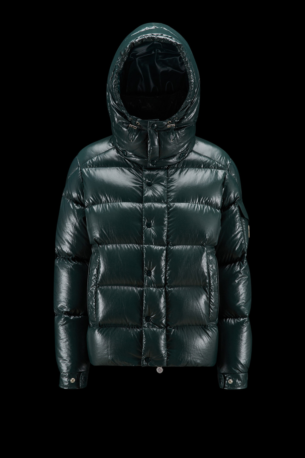 Forest Green Moncler Maya 70 Short Down Jacket - Short Down Jackets for ...