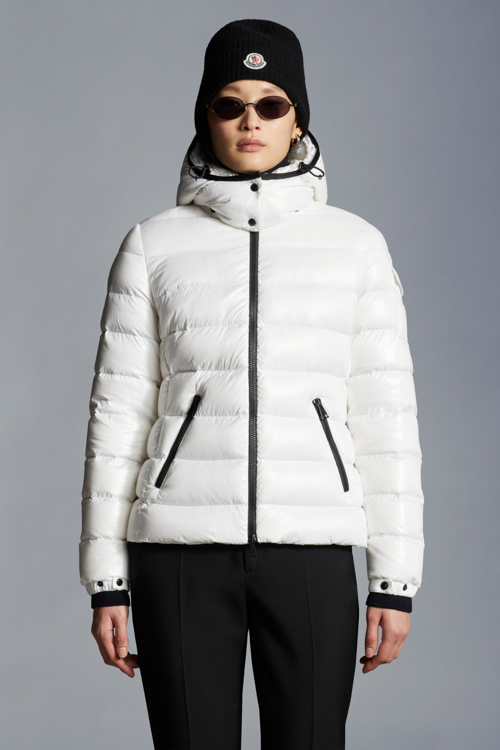 Off White Bady Short Down Jacket - Short Down Jackets for Women ...