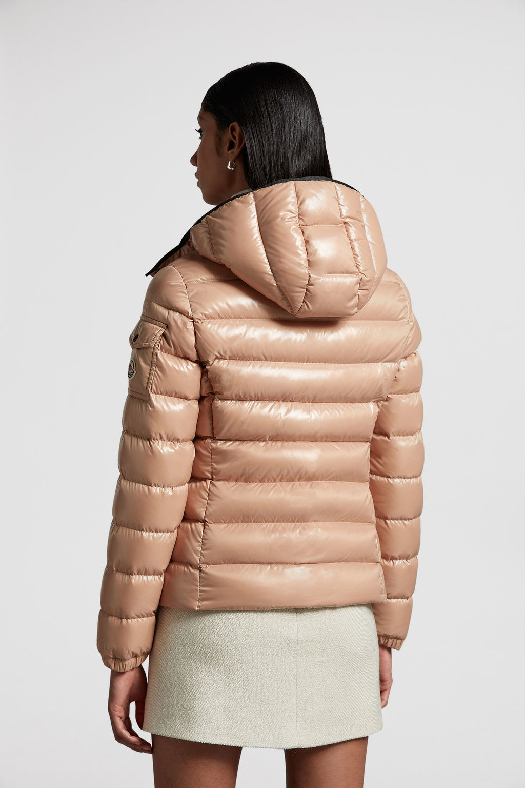 Camel Beige Bady Short Down Jacket - Short Down Jackets for Women ...