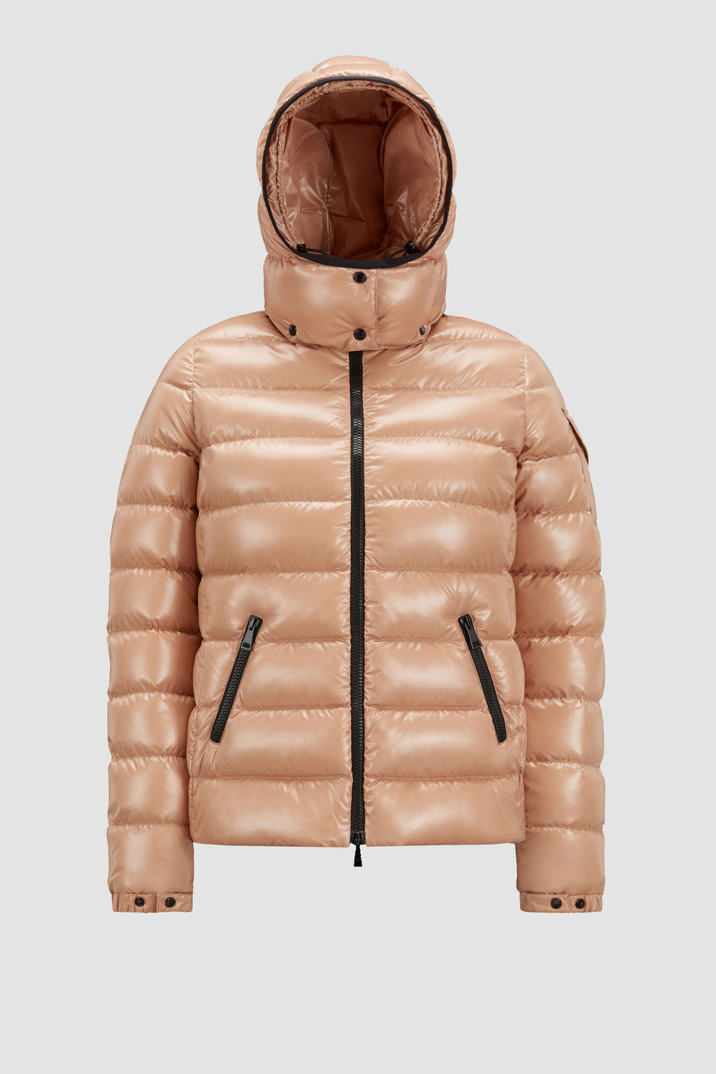 Camel Beige Bady Short Down Jacket - Short Down Jackets for Women ...