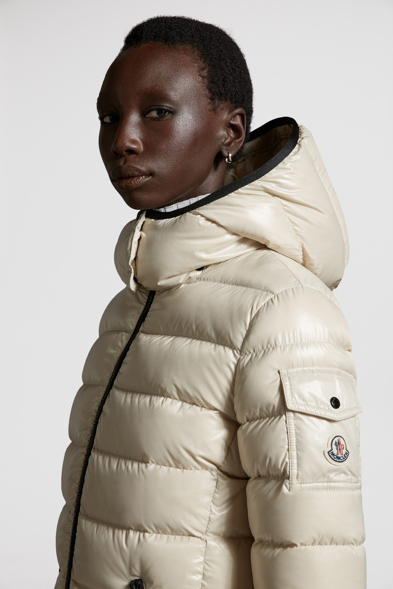 Beige Bady Short Down Jacket - Short Down Jackets for Women | Moncler GB