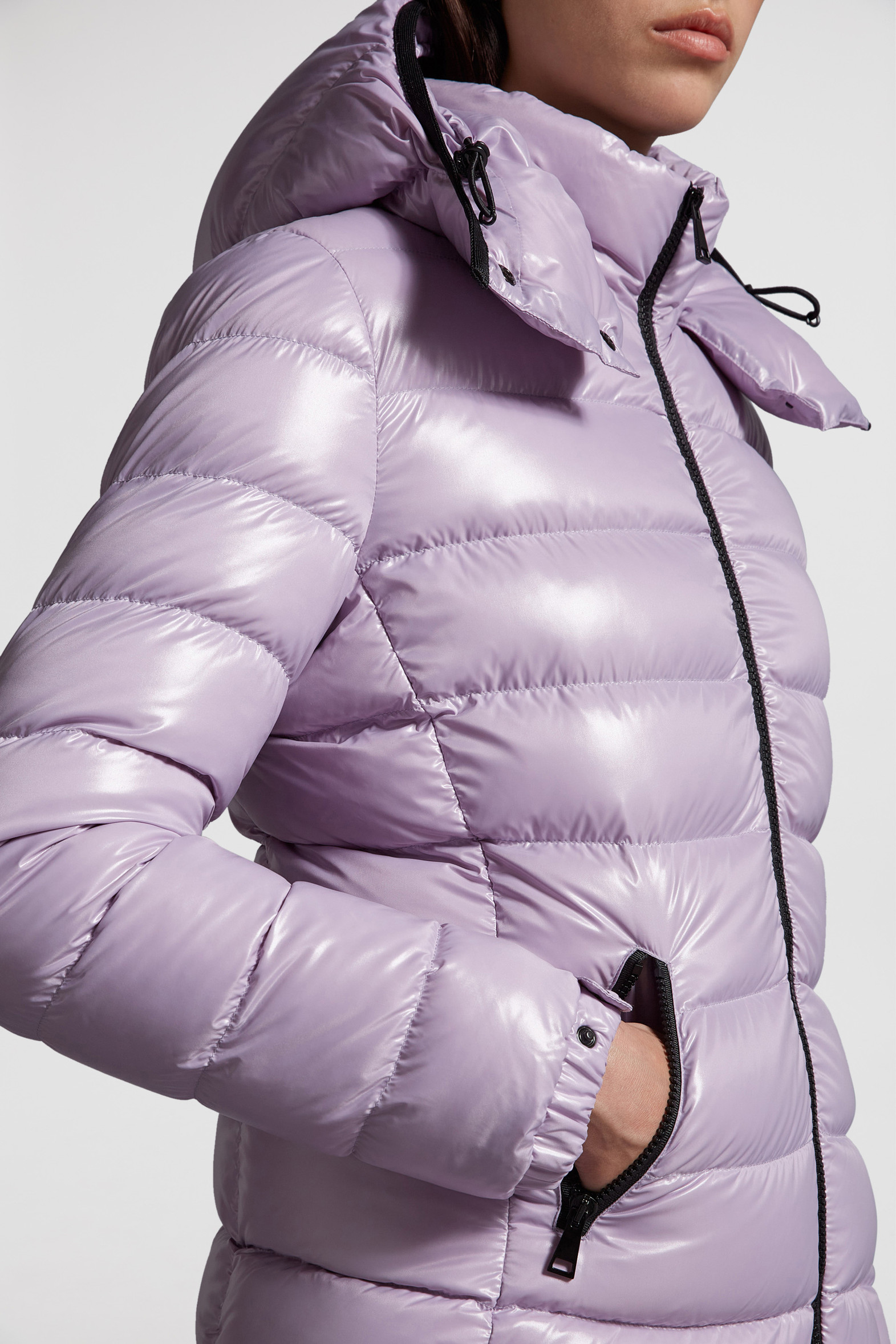 Bady Kurze Daunenjacke Hell-lila - Kurze Daunenjacken für Damen ...