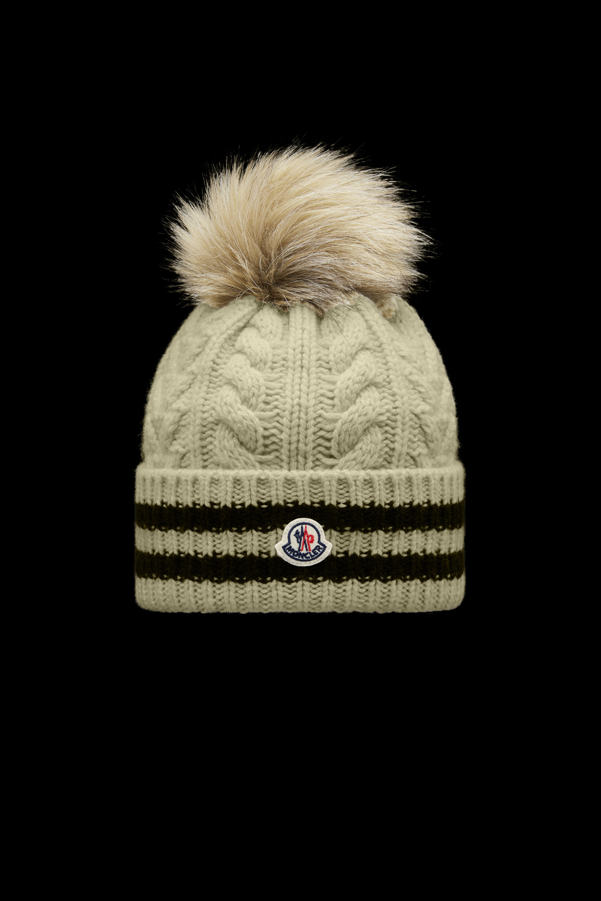 Gorro con pompón Marfi Blancol & Marino - Gorras y Gorros de Mujer ...