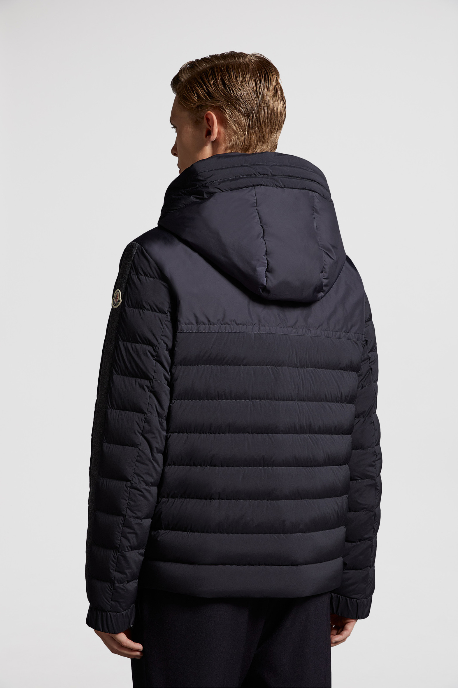 Navy Blue Inter x Moncler Short Down Jacket - Short Down Jackets for ...