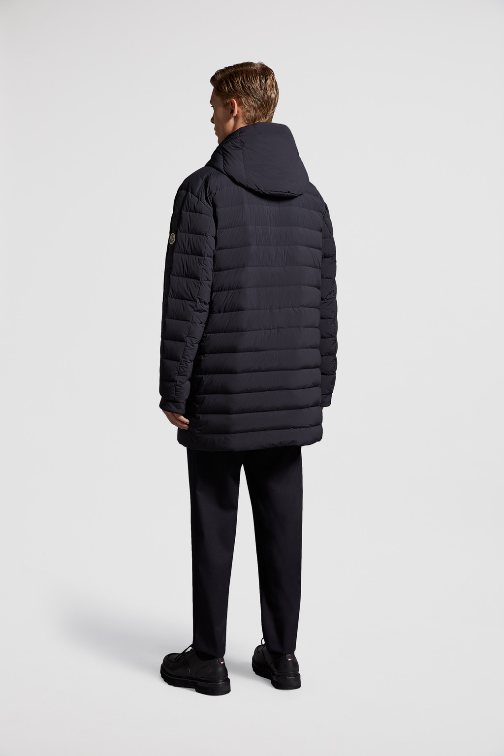 Navy Blue Inter x Moncler Long Down Jacket - Long Down Jackets for Men ...