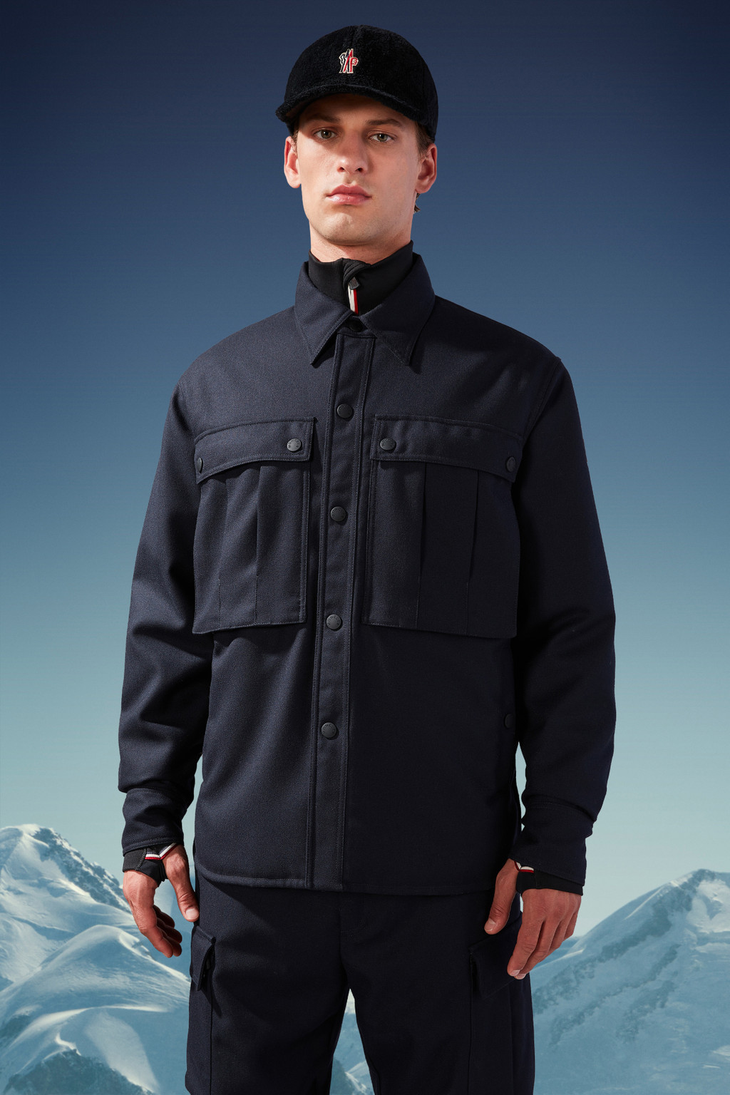 Night Blue Ornon Short Down Jacket - Lightweight Down Jackets for Men ...