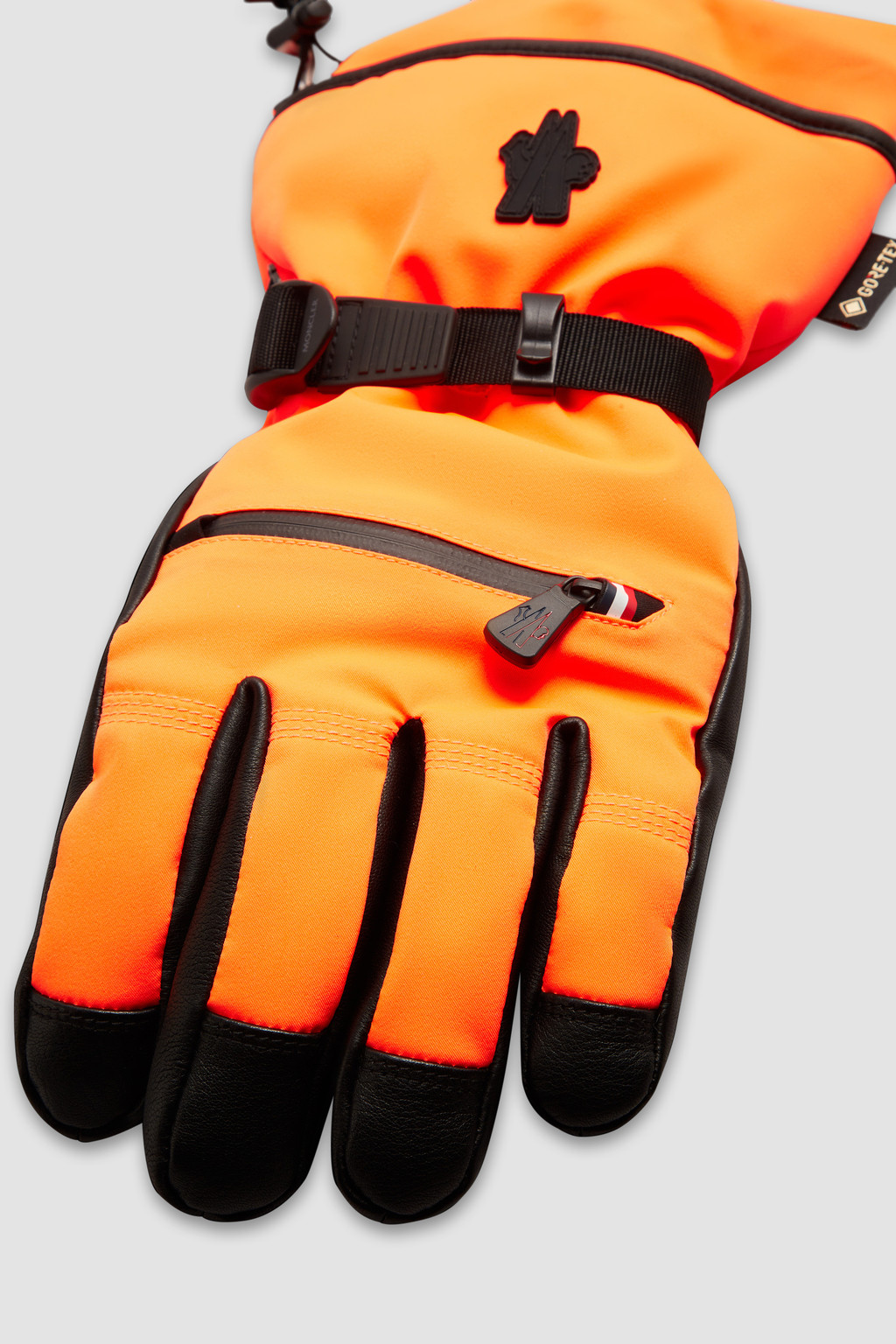 Bright Orange Padded Gloves - Scarves & Gloves for Men | Moncler US
