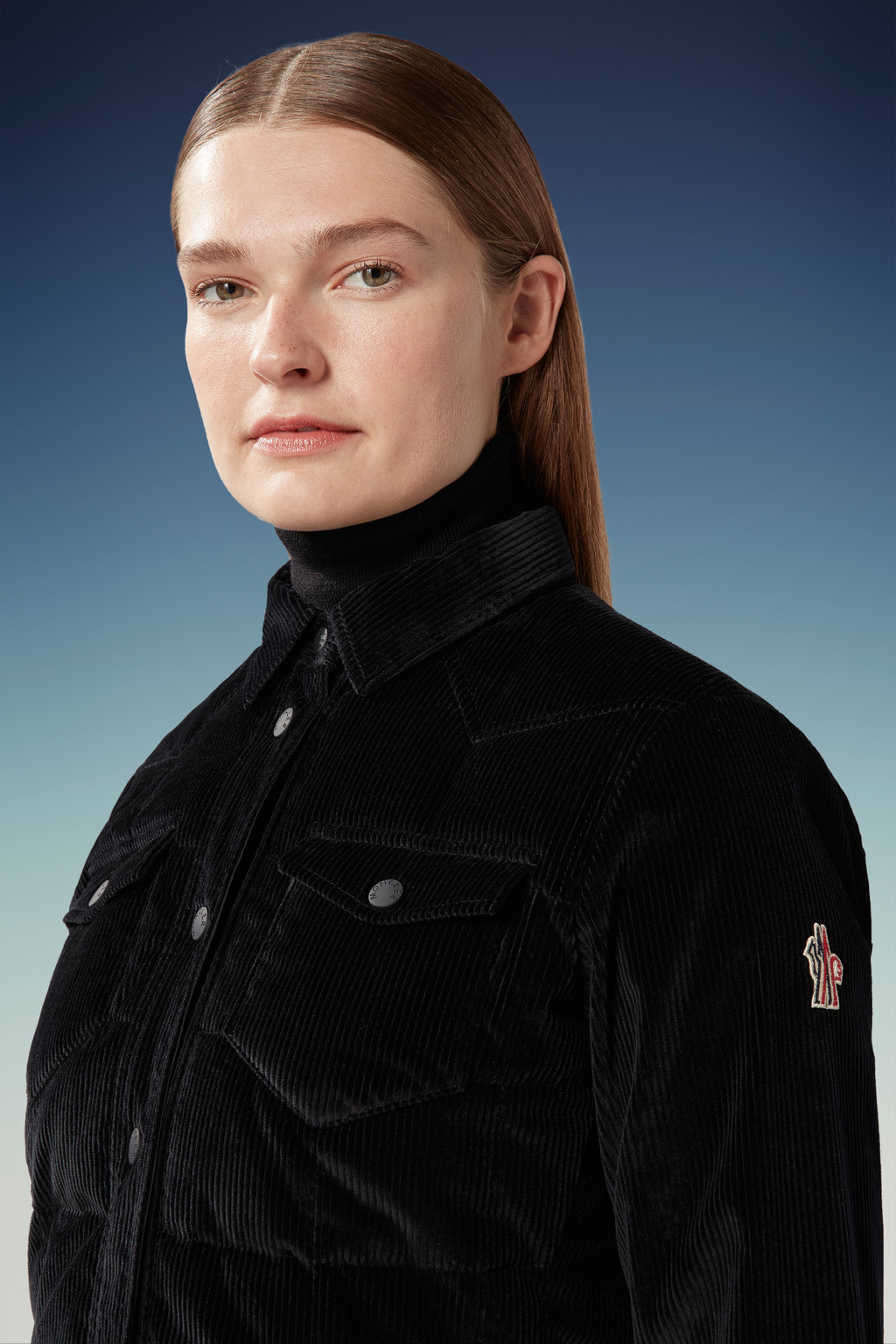 Black Nangy Shacket - All Down Jackets for Women | Moncler CH