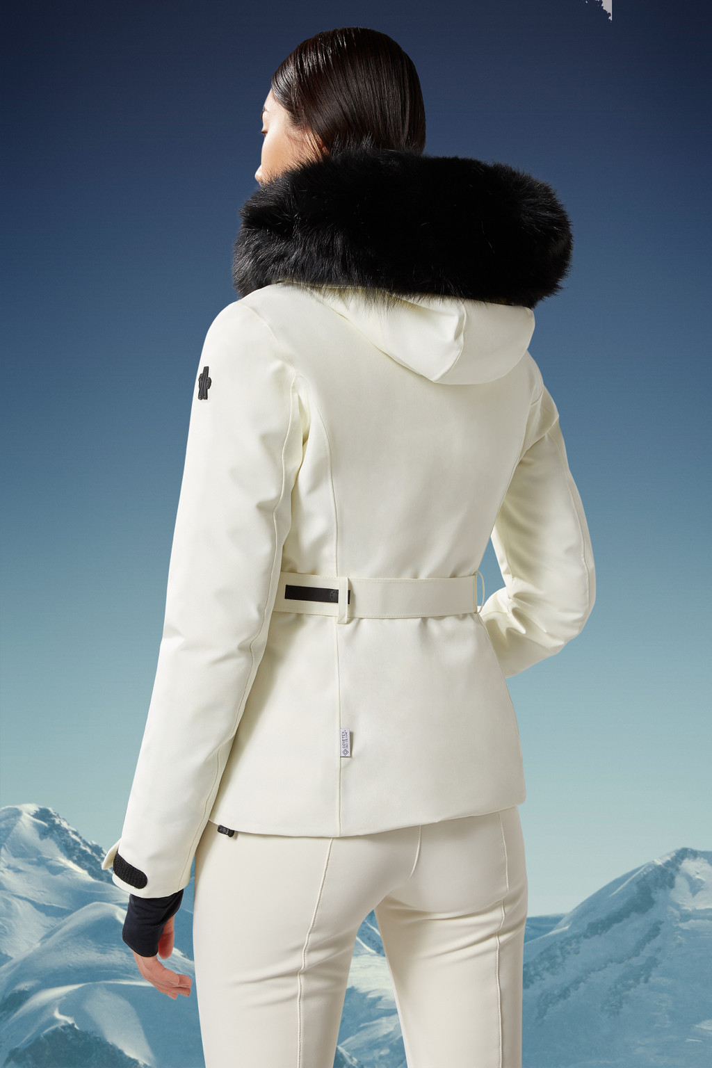 Snow White Laplance Ski Jacket - All Down Jackets for Women | Moncler BG