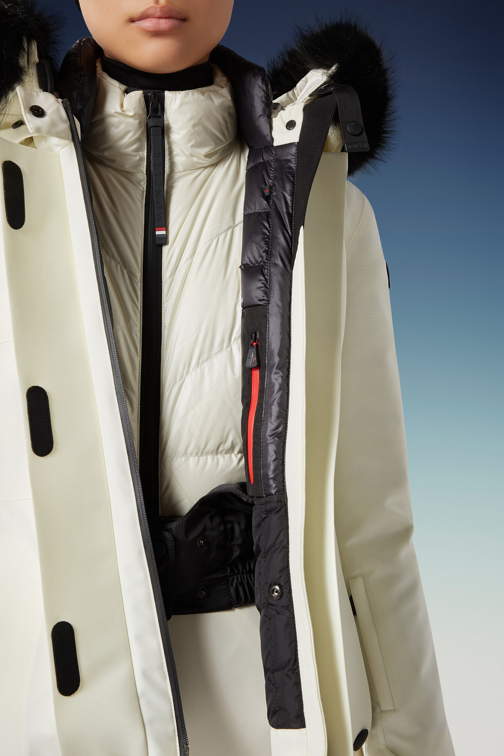 Snow White Laplance Ski Jacket - All Down Jackets for Women | Moncler BG