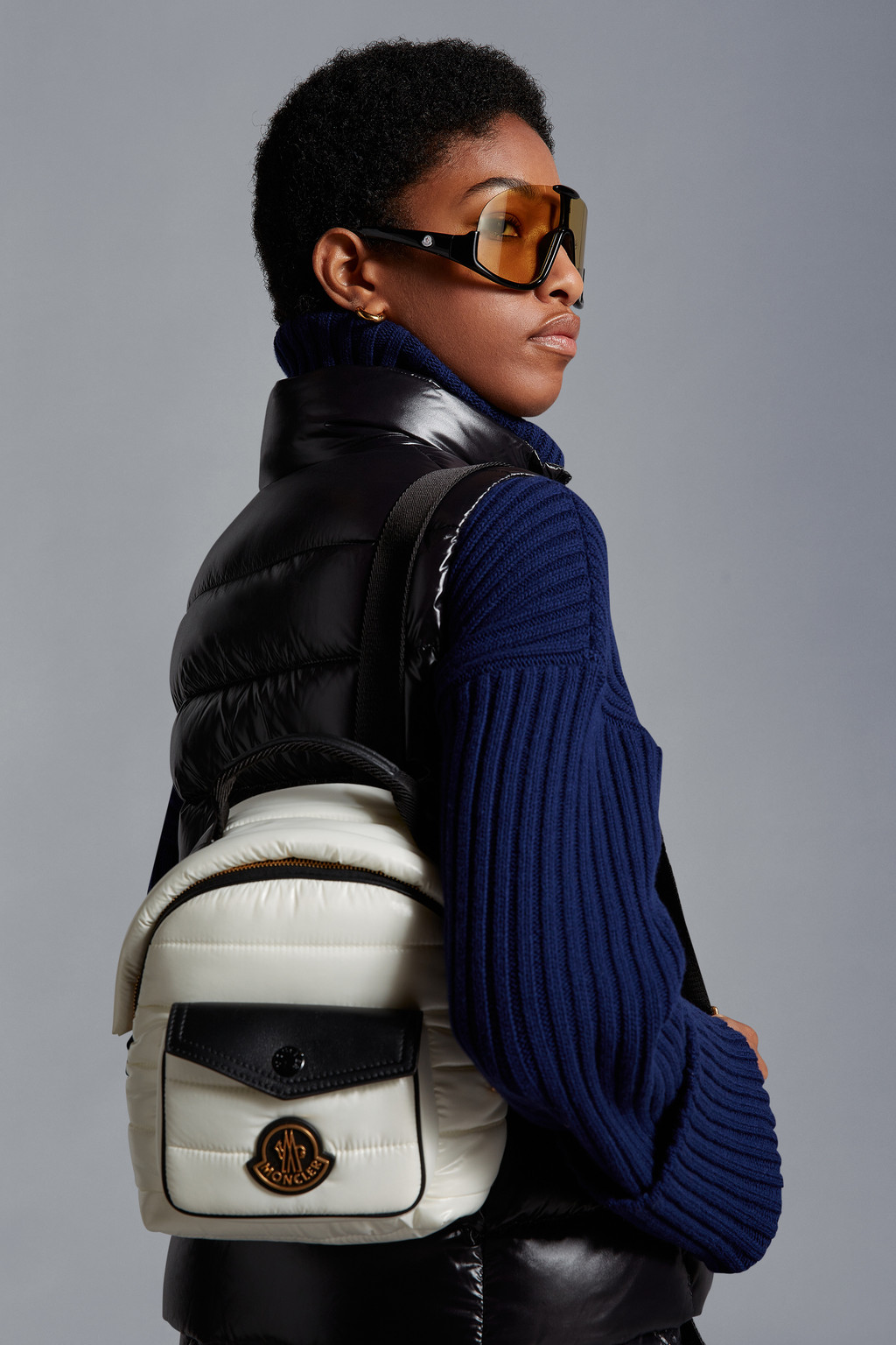 White Astro Mini Backpack - Bags & Trolleys for Women | Moncler BE