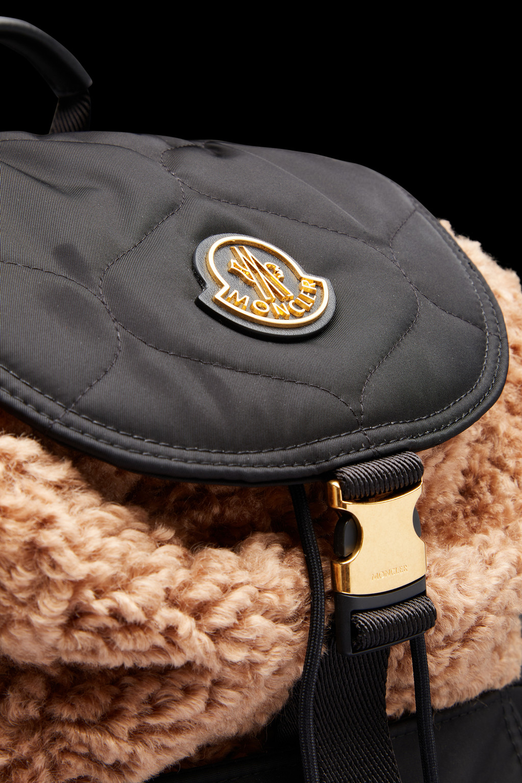 Sac à dos Astro Beige Chameau & Noir - Sacs & Valises Femme | Moncler FR
