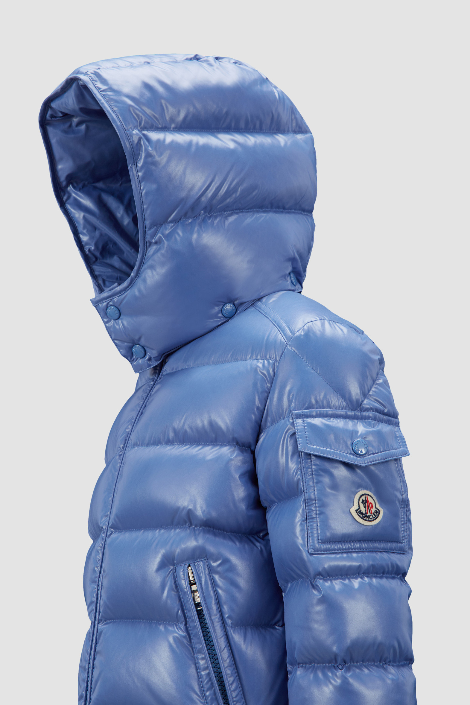 Blue New Moncler Maya Down Jacket - Down Jackets & Vests for Children ...