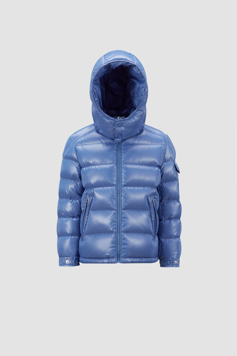 Blue New Moncler Maya Down Jacket - Down Jackets & Vests for Children ...