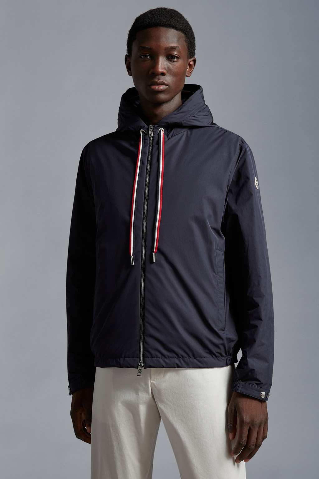 Navy Blue Cerou Short Down Jacket - Short Down Jackets for Men | Moncler CH