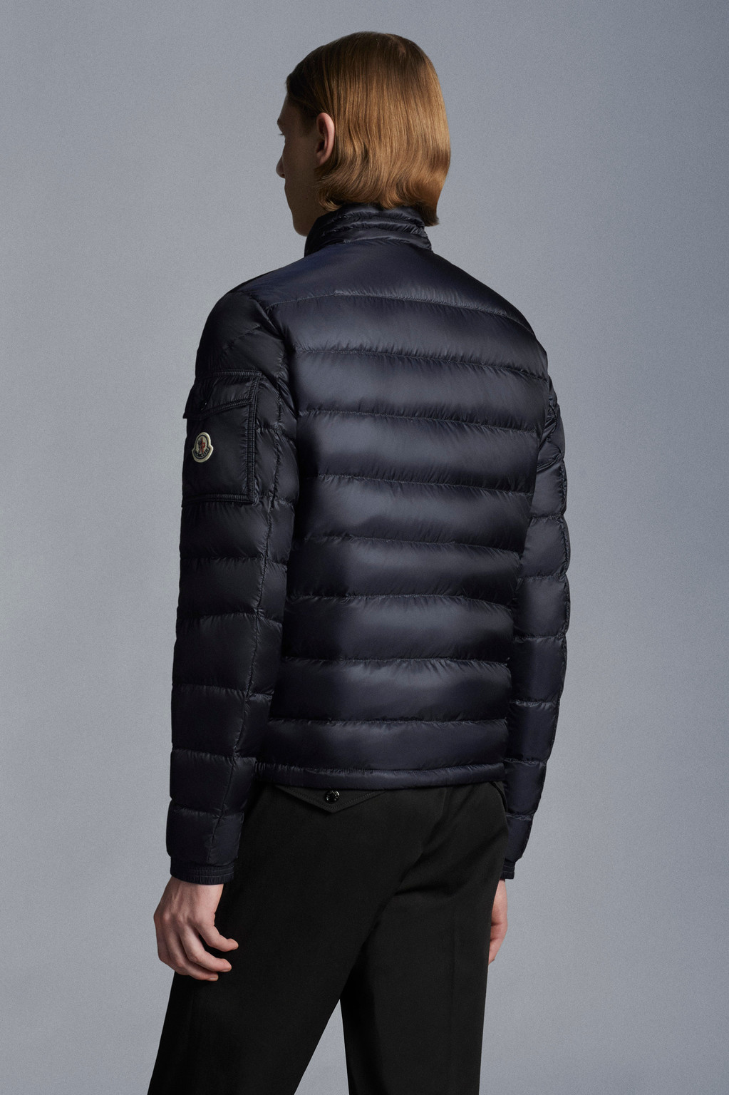 Night Blue Agay Short Down Jacket - Short Down Jackets for Men | Moncler CZ