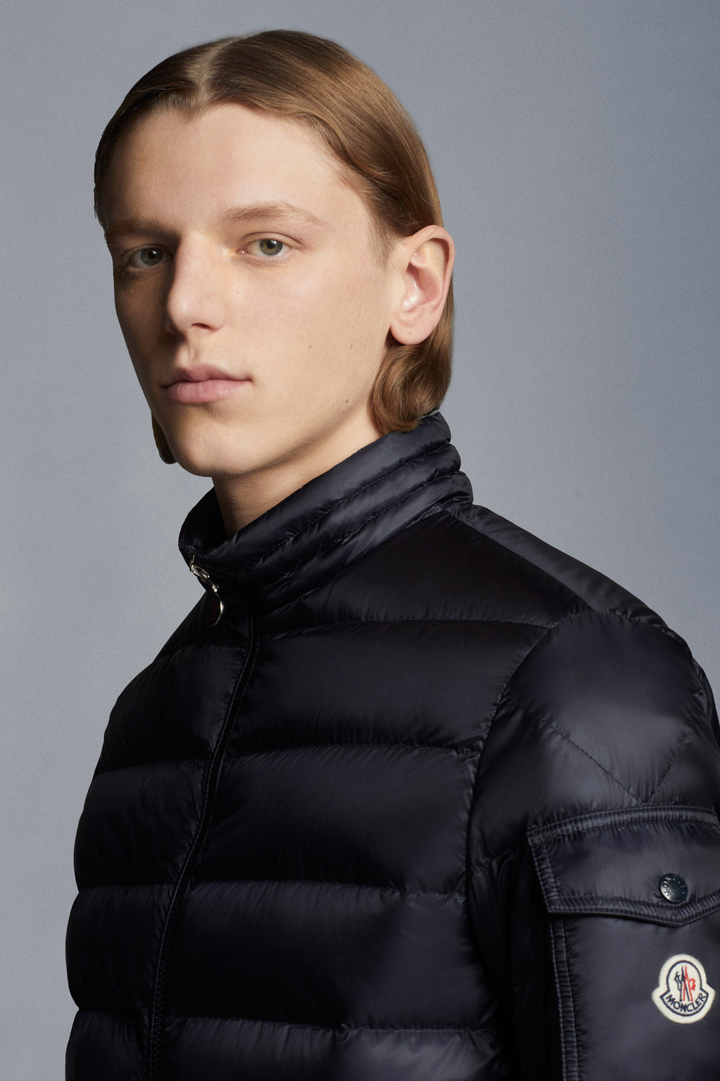 Night Blue Agay Short Down Jacket - Short Down Jackets for Men | Moncler CZ