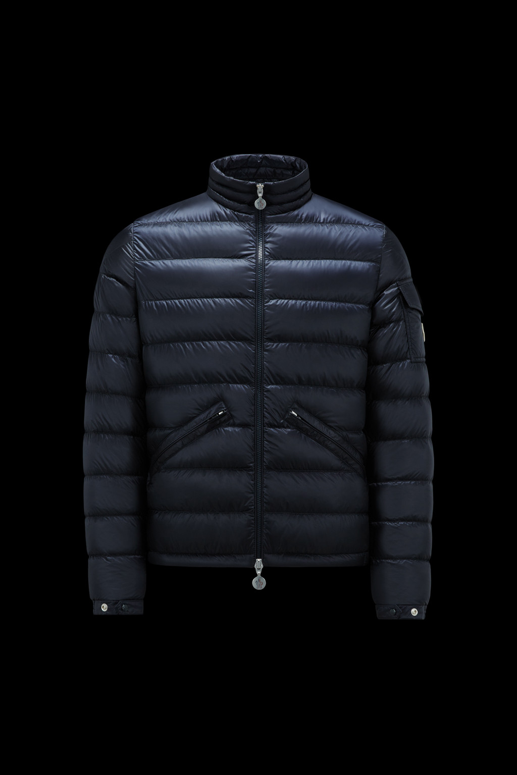 Night Blue Agay Short Down Jacket - Short Down Jackets for Men | Moncler CZ