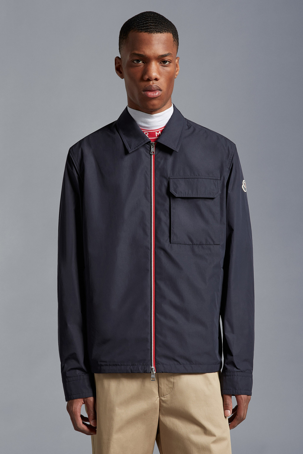Chaqueta camisera Epte Azul - Anoraks y Impermeables de Hombre | Moncler ES