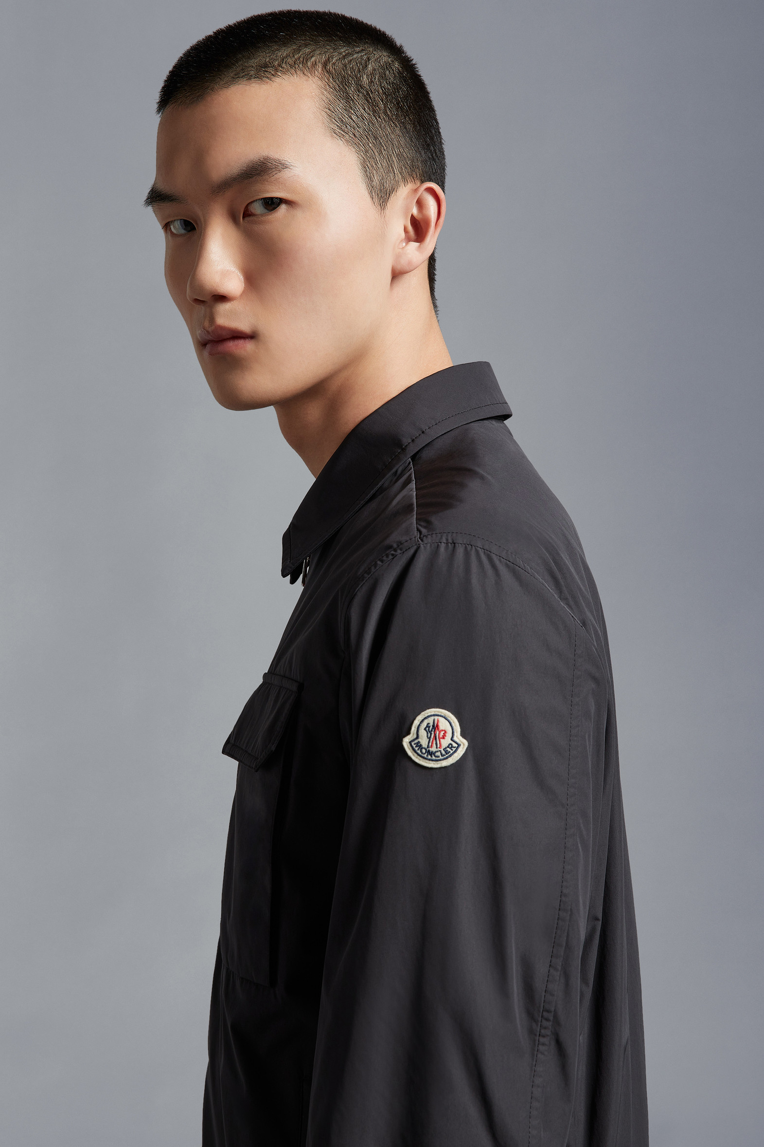Black Epte Shacket - Windbreakers & Raincoats for Men | Moncler HK