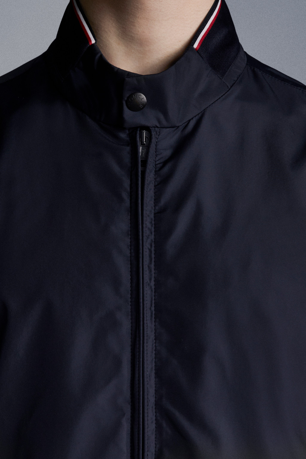 Navy Blue Reppe Rain Jacket - Windbreakers & Raincoats for Men | Moncler IE