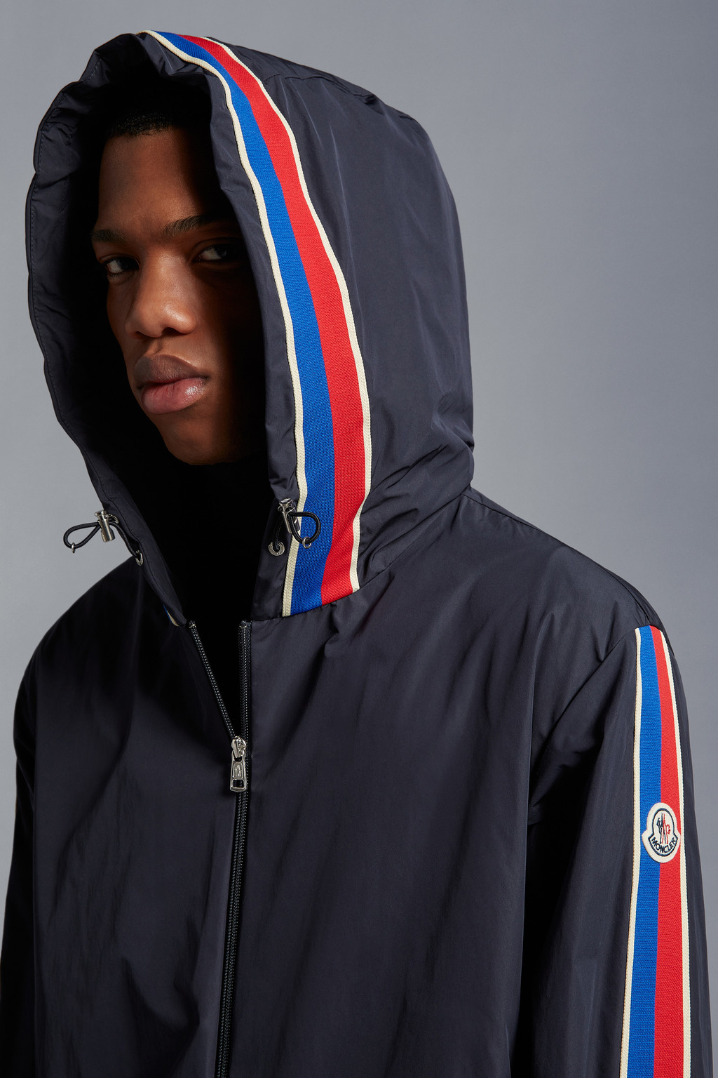 Dark Blue Rukbat Windbreaker - Windbreakers & Raincoats for Men ...