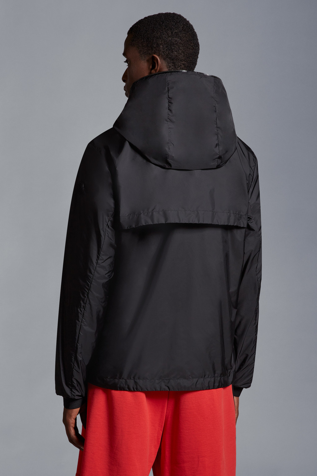 Black Junichi Rain Jacket - Windbreakers & Raincoats for Men | Moncler DE