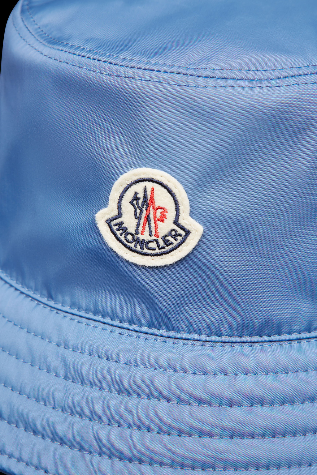Cobalt Blue Logo Bucket Hat - Hats & Beanies for Men | Moncler RO